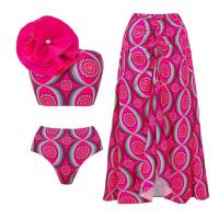 China Padded Bikini Set for Women Stylish Three Piece Swimwear Perfect for Summer Fun for sale