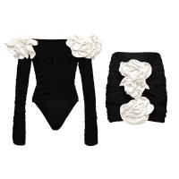 China Womens Elasticity Bikini Set Nylon Lady'S Fashion Trio For Summer Fun for sale