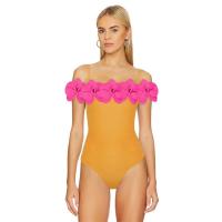 China Summer Beach Three Bikini Set For Women Red Blue Green Padded Cups Regular for sale