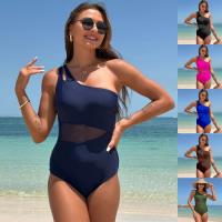 China Solid One Piece Swimsuit For High Satisfaction Summer One Piece Bathing Suits For Womens One Piece Swimwear Sexy Black for sale