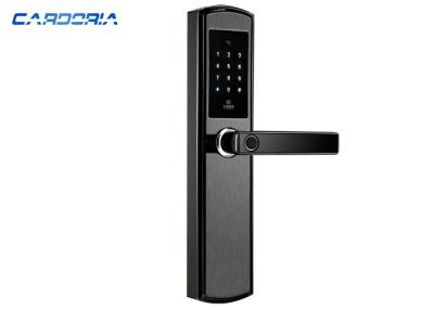 China Quick Recognition Fingerprint Smart Door Lock 3mm Stainless Steel Panel Material for sale