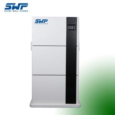 China Reliable LiFePO4 Stackable Battery System 100Ah Mental Material for sale