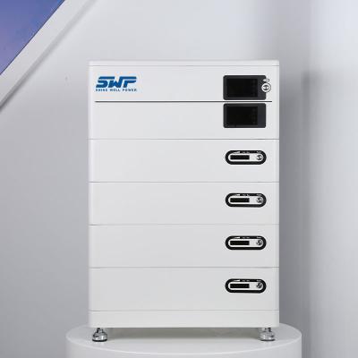 China 200Ah Stackable Battery Storage 6000 Cycle Life Easy Install for sale