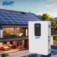 China SWP51200 16s100a Wall Mounted Energy Storage Battery System long cycles high Safe easy setup current Mental Cases for sale