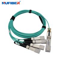 China 100G QSFP28 to 4x25G SFP28 AOC Active Optical Cable 1m 2m 3m 5m 7m for sale