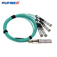 China 100G QSFP28 to 4x25G SFP28 AOC Active Optical Cable 1m 2m 3m 5m 7m for sale