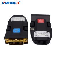 China Transmitter and Receiver DVI Optical Extender 1080P Single Core SM LC for sale
