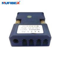 China LC Mini DVI To Fiber Converter 4 Core , DVI To Fiber Optic Extender 500m Multi Mode for sale