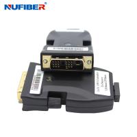 China Multimode 2 Core LC Mini DVI To Fiber Extender EDID 500 Meters for sale
