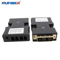 China 4 Core Mini DVI Fiber Optic Extender EDID Function 1080P for Digital Signage for sale