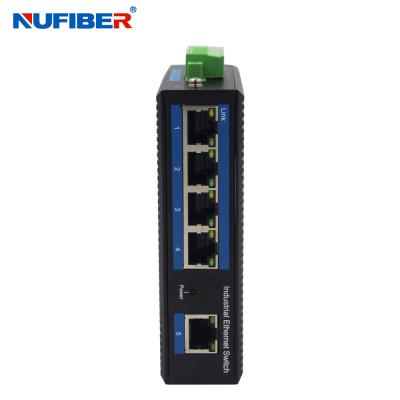 China 4 Port 10 / 100 / 1000base-Tx Industrial Ethernet Switch 1 Port 1000base-Fx for sale