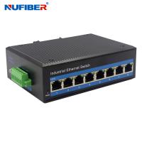 China 8 Port 100m Unmanaged Industrial POE Switch Ethernet UTP 1000Mbps for sale