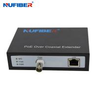 China POE Over Coaxial Ethernet Via Coax Cable Extender For Hikvision IP Camera To NVR for sale