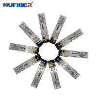 China GE-BX20-SM1310 1.25g 10g QSFP28 Fiber Optical Transceiver SFP+ Gigabit Bidi CWDM / DWDM XFP for sale