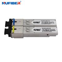 China GE-BX20-SM1310 1.25g 10g QSFP28 Fiber Optical Transceiver SFP+ Gigabit Bidi CWDM / DWDM XFP for sale