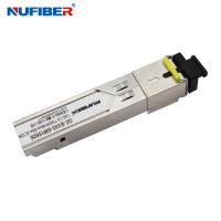 China Long Reach 1.25G SFP Module 1490 / 1550nm , 80km SC SFP Fiber Optical Transceiver for sale