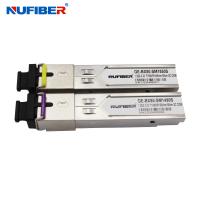 China Long Reach 1.25G SFP Module 1490 / 1550nm , 80km SC SFP Fiber Optical Transceiver for sale