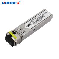 China Long Distance 120km SFP Optical Fiber Module Bidi LC 1.25g Sfp 1490 / 1550nm for sale
