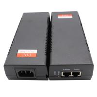 China 56V 500mA 10 / 100 / 1000Mbps Gigabit POE Injector For IP Camera / Phone for sale