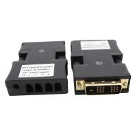 China 4 Core MMF DVI To Fiber Converter 500m LC EDID To Optic DC5V 1A for sale
