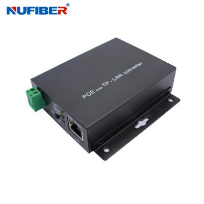China 10/100M POE Ethernet Over Coaxial Extender , POE RJ45 To Coax Converter for sale