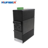 China Industrial Grade Managed Ethernet Switch 8 UTP 2 SFP Slot Din Rail Mount 24V for sale