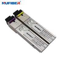China 1.25G WDM SFP Module , 80km Gigabit Bidi SFP Transceiver 1490nm / 1550nm for sale