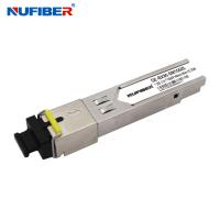 China 1.25G WDM SFP Module , 80km Gigabit Bidi SFP Transceiver 1490nm / 1550nm for sale