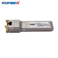 China 10G Copper SFP RJ45 Module 30m 10Gbps Copper Ethernet UTP Module for sale