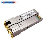 China GLC-T Gigabit RJ45 Ethernet Module 10/100/1000M Copper UTP Transceiver 100m for sale