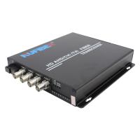 China 1080P Fiber Video Converter 4 channel Single Fiber SM 1310 / 1550nm FC For CCTV for sale
