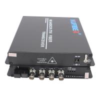 China 1080P Fiber Video Converter 4 channel Single Fiber SM 1310 / 1550nm FC For CCTV for sale