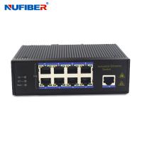 China 10/100M 9 Port Ethernet Switch Fast 24V Din Rail Mount For Network for sale
