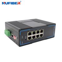 China Din Rail Mount Managed Industrial Ethernet Switch Gigabit 8 RJ45 1000Base-T Ports for sale