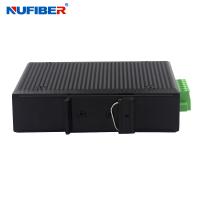China Din Rail Mount SFP UTP Fiber POE Switch Industrial Grade 1 SFP 8 RJ45 10/100/1000M for sale