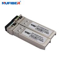 China 10G BIDI WDM SFP Module 1270nm 1330nm 20km LC Compatible With ZTE HUAWAI H3C Cisco for sale