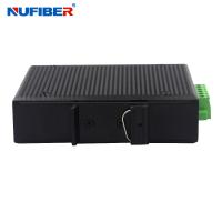 China Outdoor Gigabit Fiber Media Converter Duplex SM 1310nm 20km SC Din Rail Mount for sale
