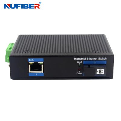 China Gigabit Unmanaged Industrial Fiber Media Converter for sale