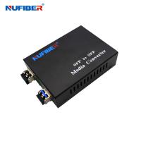 China Fiber Media Converter Single Mode to Multimode 1310nm to 850nm SFP to SFP Media Converter for sale
