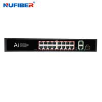 China POE Switch 10/100M 4 POE Port 2 Uplink Port 6 Port Network Switch DC52V Internal Power Supply for sale
