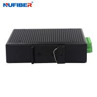 China Industrial SFP Ethernet Switch Gigabit 3 Ports 1.25G SFP to 2 RJ45 Port SFP Media Converter DC24V for sale