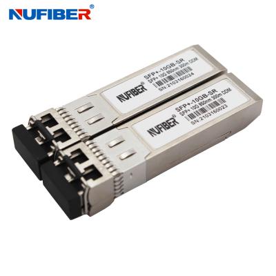 China 10G SFP+ SR 10Gbps Duplex MMF 850nm 300m LC compatible with MikroTik/Cisco for sale