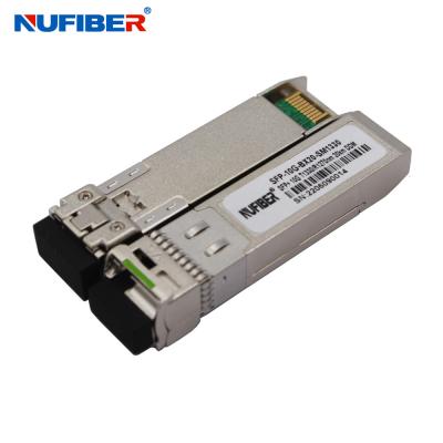 China 10Gbps SFP+ Transceiver WDM Simplex SM 1330/1270nm Wavelength 20km LC compatible with TP-link for sale