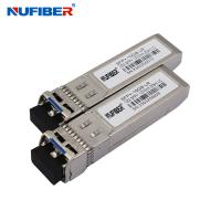 China 10G SFP+ LR 10Gbps Dual Fiber Single Mode 1310nm 20km LC DDM compatible with MikroTik/Juniper/Cisco/Huawei/Hp for sale