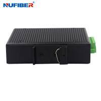 China Industrial Gigabit SFP Slot Media Converter 10/100/1000M UTP to 1000M RJ45 Optical Media Converter DC24V for sale