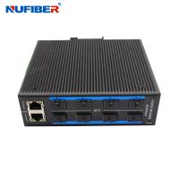 China OEM Unmanaged Industrial SFP Ethernet Switch 8*1000Mbps SFP to 2*10/100/1000M RJ45 Slot Din Rail Mount Switch for sale