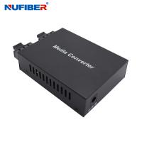 China Gigabit Single-mode to Multi-mode Fiber Converter 1000Mbps 850nm MM to 1310nm SM SC/ST/FC Media Converter for sale