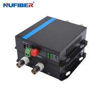 China NF-2V1D-T/R-F20-1080 Fiber Video Converter Transmit 2 Channels of Broadcast Video over 1 Optical Fiber 30km Transmission Distance for sale
