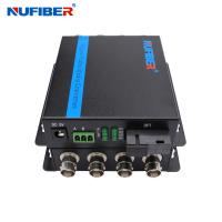 China Fiber Video Converter 4CH BNC to Fiber Transmitter Receiver FO to Coaxial Extender for sale