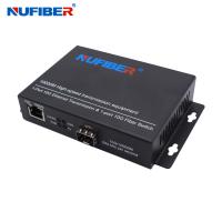China 10G SFP+ to RJ45 Fiber Optical Media Converter DC12V 10G Fiber Media Converter for sale